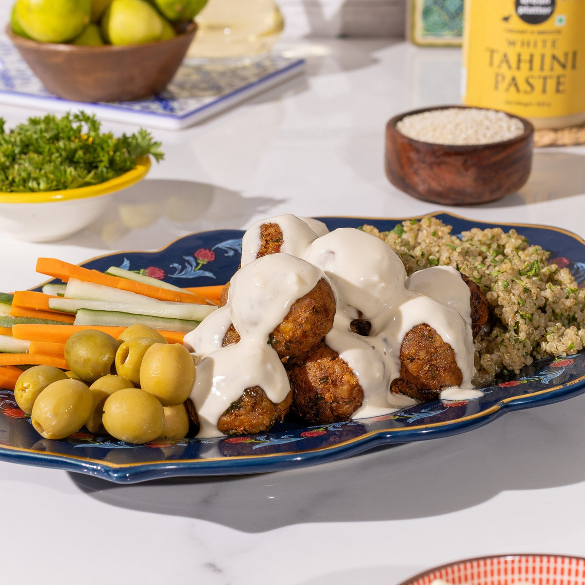 Tarator Sauce with Stuffed Falafels – Urban Platter