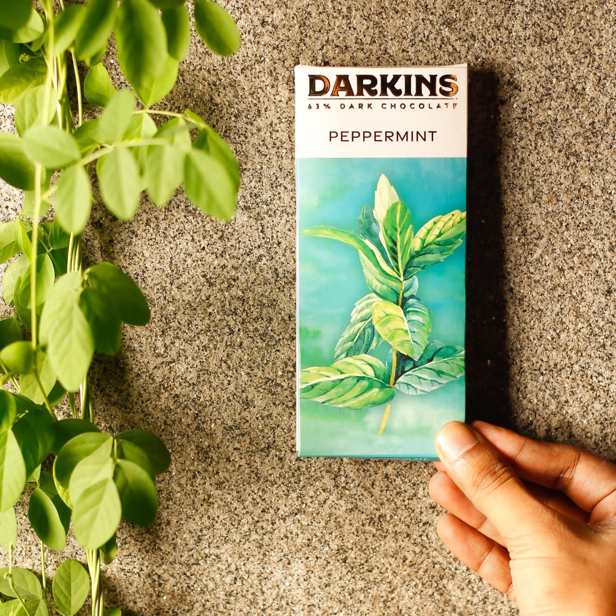 Darkins 63% Artisanal Dark Chocolate with Peppermint, 50g – Urban Platter