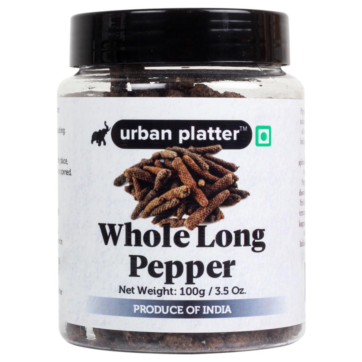 Urban Platter Whole Long Pepper (Pippali), 100g / 3.5oz [Jumbo Sized,
