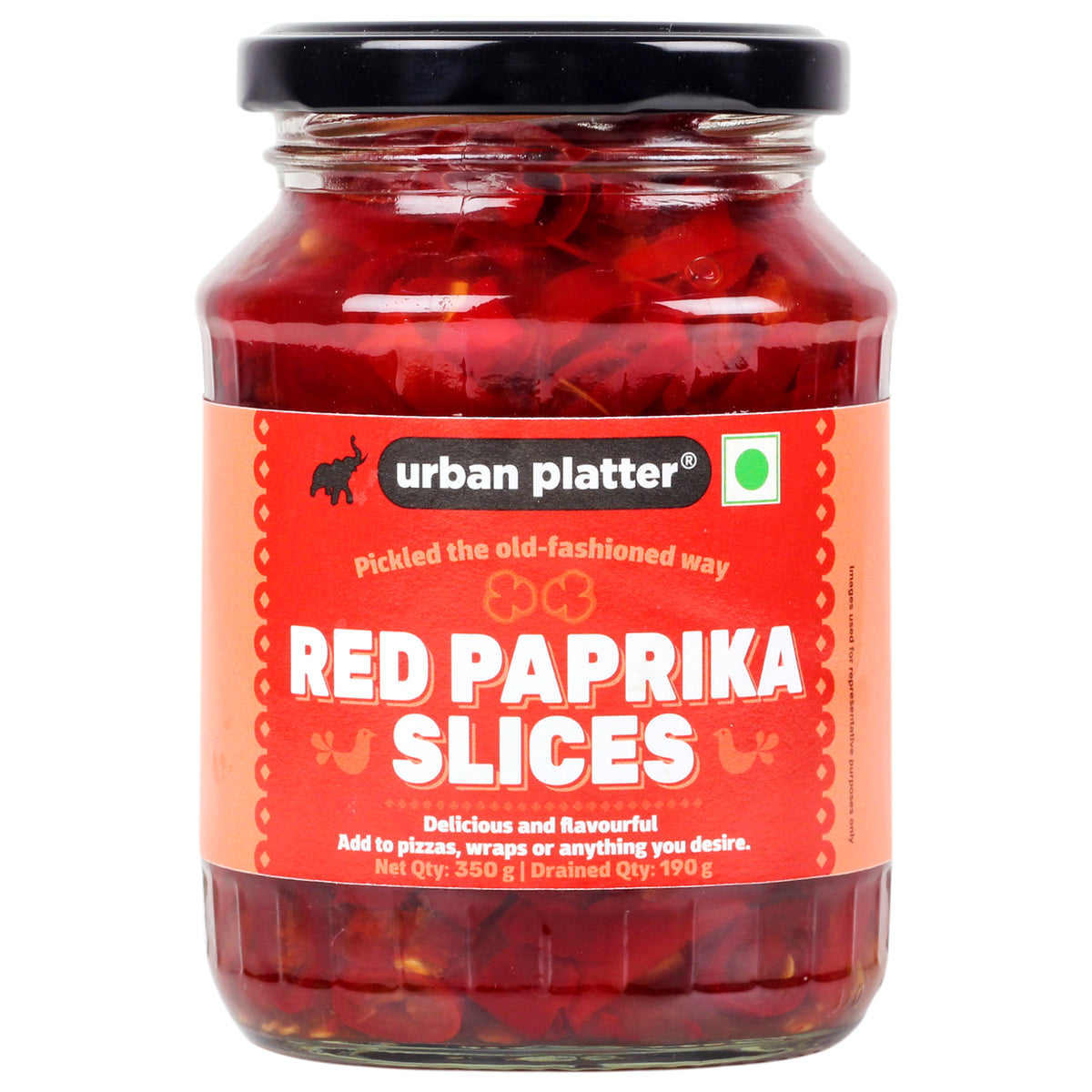 Sliced Red Paprika, 350g (Versatile, Tangy And Spicy Flavor Boost ...
