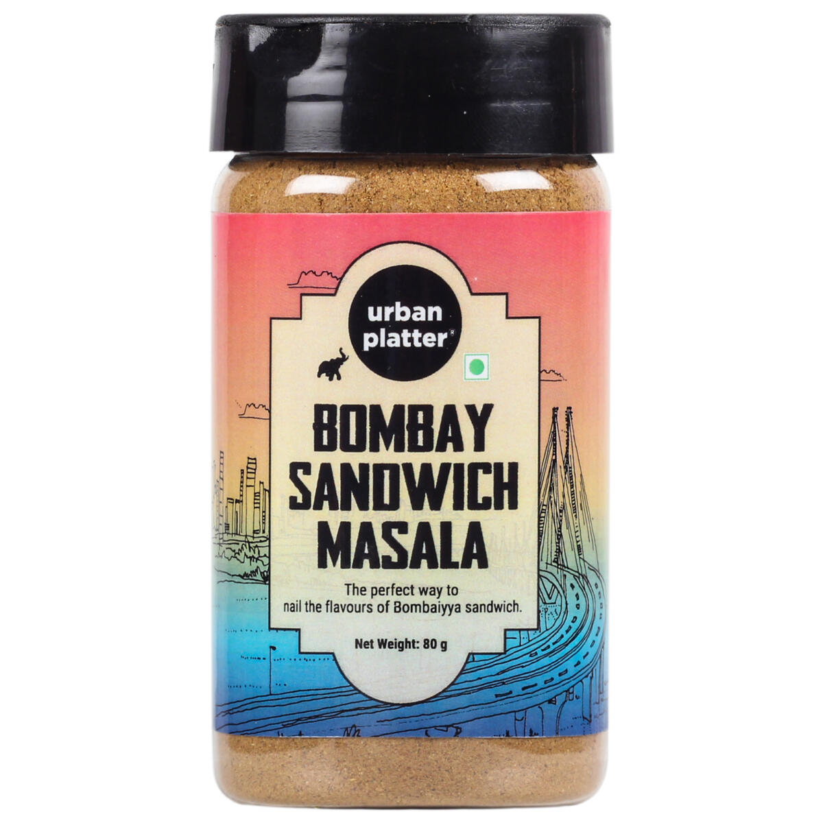 Urban Platter Bombay Sandwich Masala, 80g (Chatpata masala for Bombay
