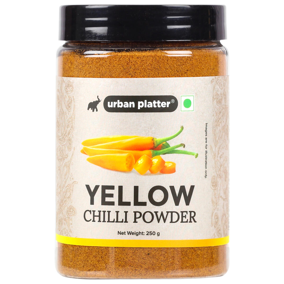Urban Platter Yellow Chilli Powder, 250g (Mildly hot | Great for Chaat