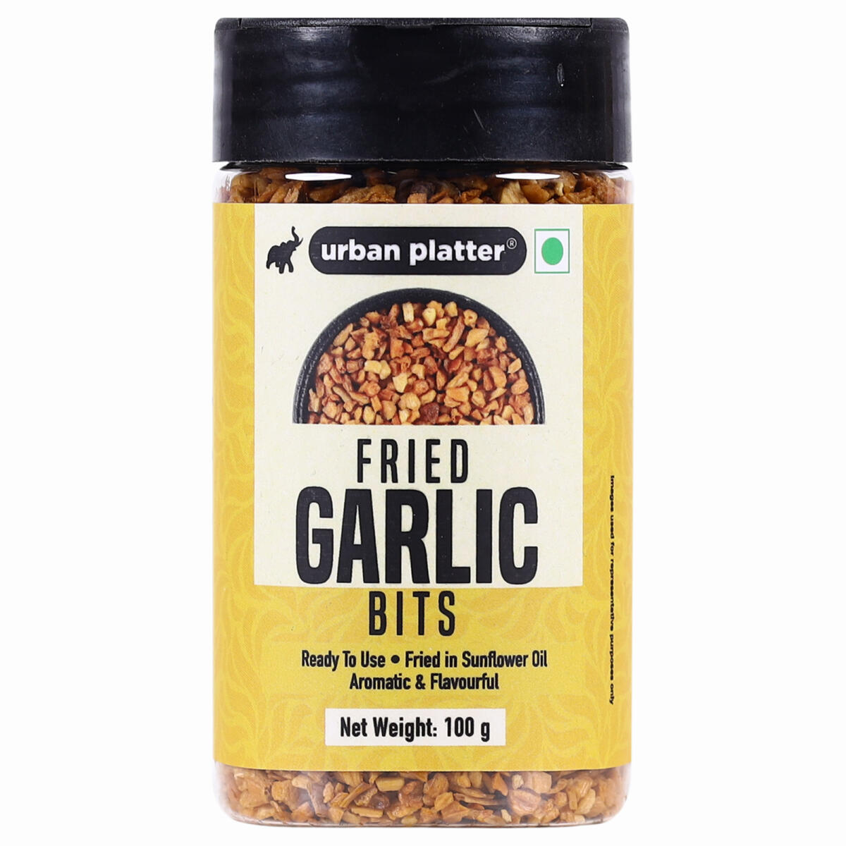 Urban Platter Fried Garlic Bits, 100g (Ready to Use, Fried in Sunflowe