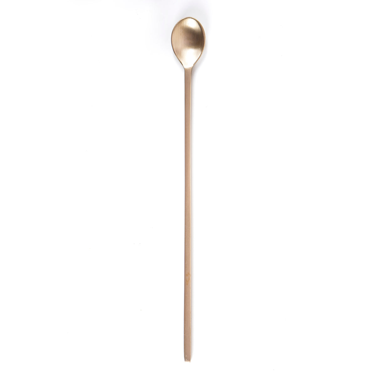 Urban Platter Pure Brass Cocktail/Bar Long Stirrer Spoon, 25cms
