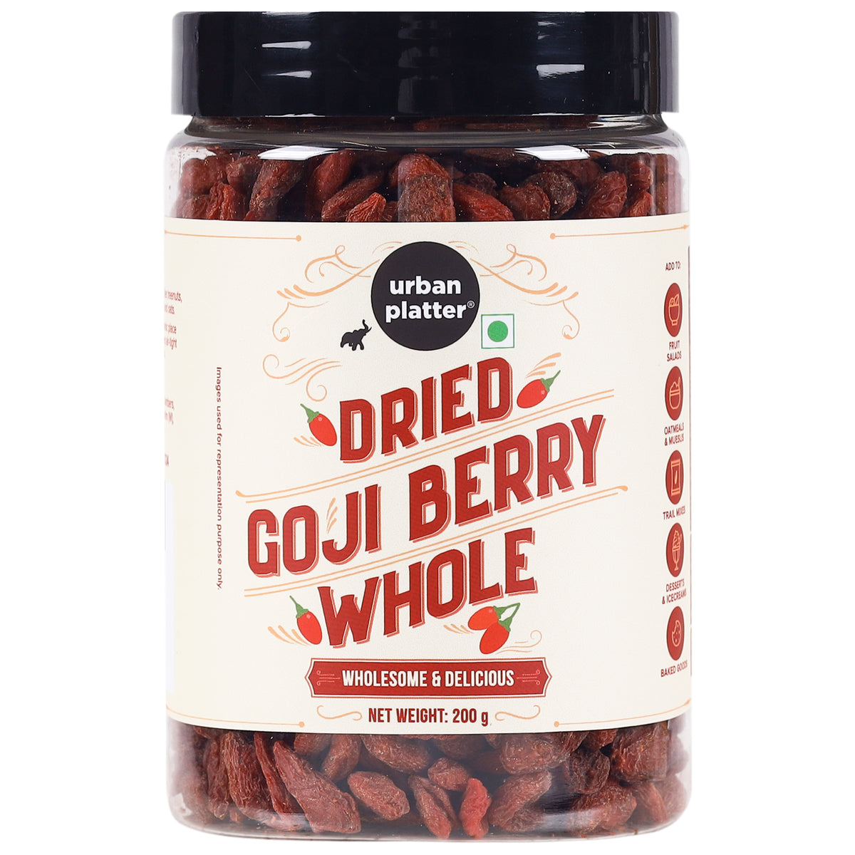 Urban Platter Goji Berries, (Antioxidant-Rich Superfood | Naturally Sw