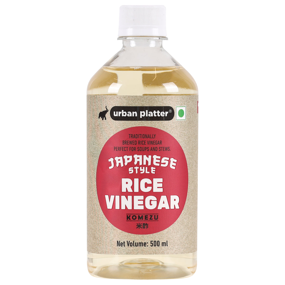 Urban Platter Japanese Style Rice Vinegar (Komezu), 500 ML [All Natura