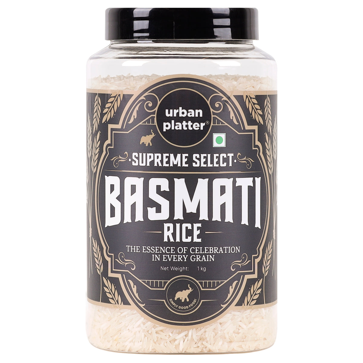 Urban Platter Supreme Select Basmati Rice, 1kg (Rich Aroma | Strong Fl