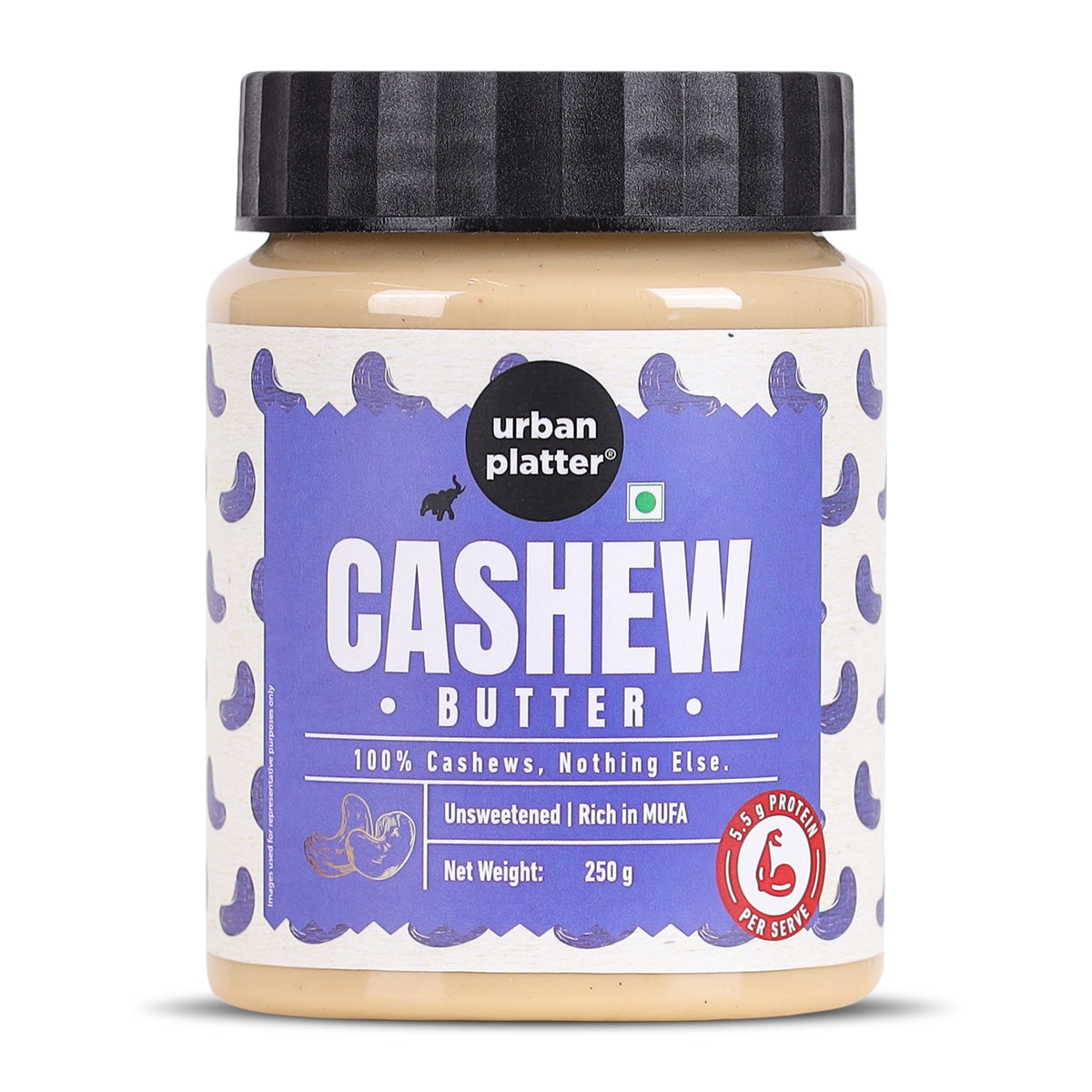 Urban Platter Cashew Butter, 250g (Rich & Creamy | Single Ingredient