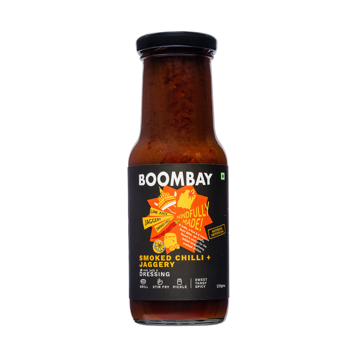 BOOMBAY Smoked Chilli + Jaggery Salad Dressing, 220g – Urban Platter