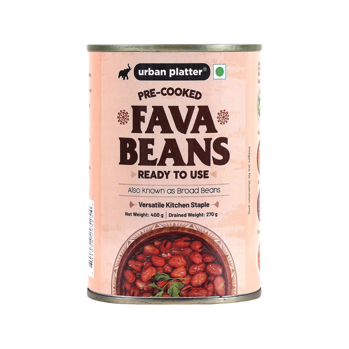 Buy Canned Fava Beans, 400g (Ready to use) | Urban Platter